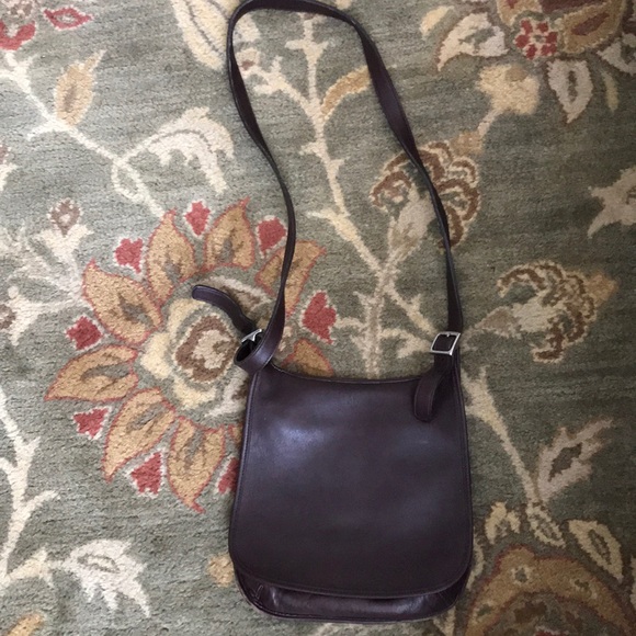 Coach | Bags | Vintage Coach Authentic Brown Leather Bag | Poshmark